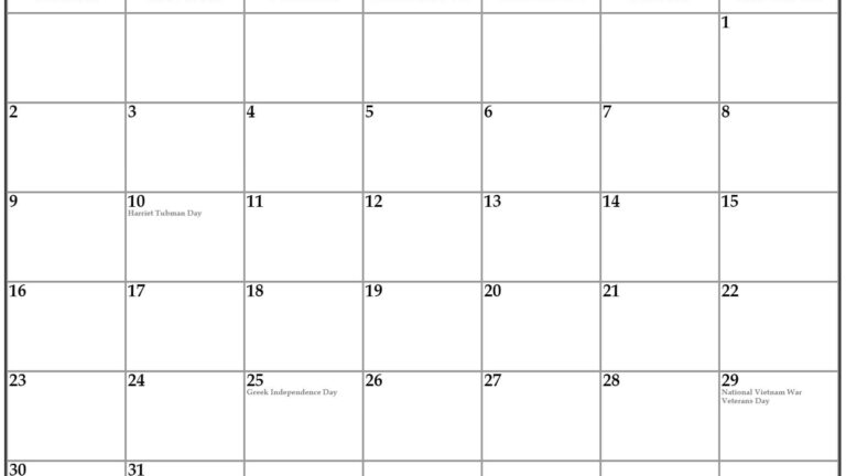 2025 Calendar Printable Free With Holidays - Printable Free Templates