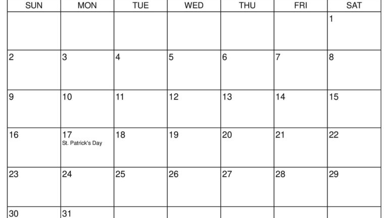 Blank Calendar 2025 Wiki - Printable Free Templates