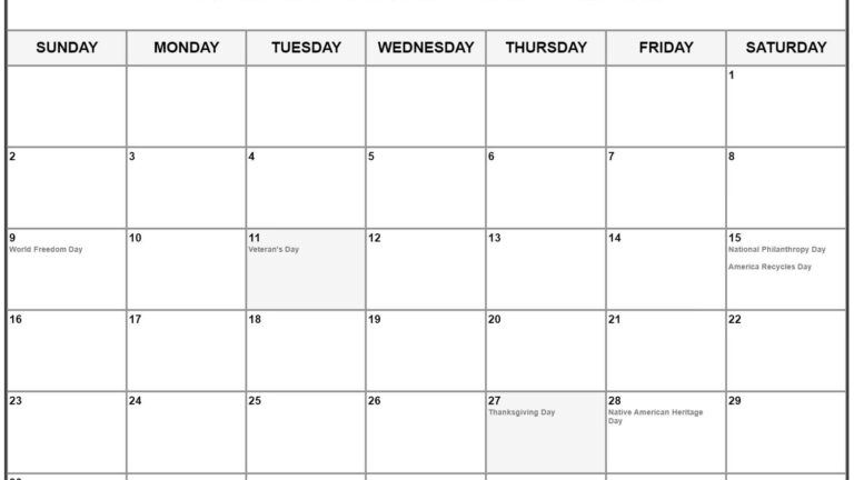2025 Events Calendar Printable - Printable Free Templates
