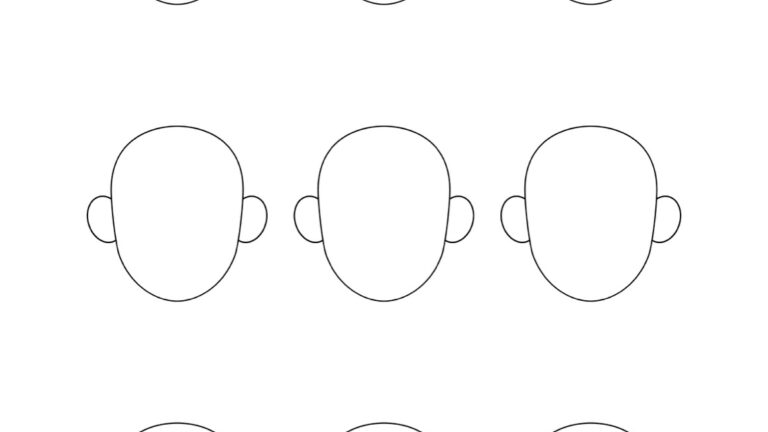 Blank Faces To Draw In Emotions Printable - Printable Free Templates