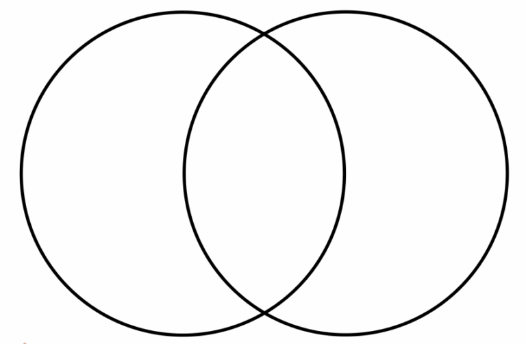 Printable Blank Venn Diagram 2 Circles - Printable Free Templates