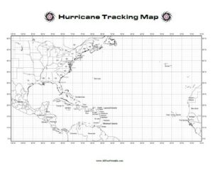 Printable Blank Hurricane Irma Tracking Map - Printable Free Templates
