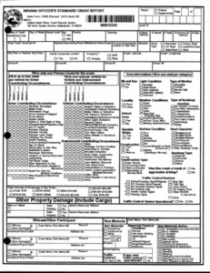 Printable Blank Indiana Police Crash Reports - Printable Free Templates