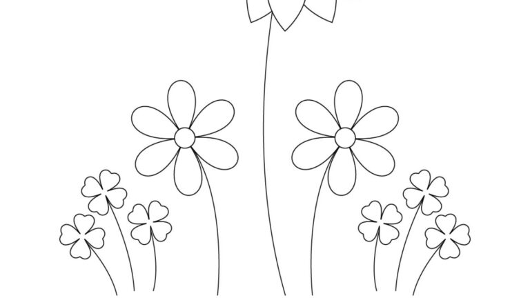 Blank Free Printable March Colring Page - Printable Free Templates