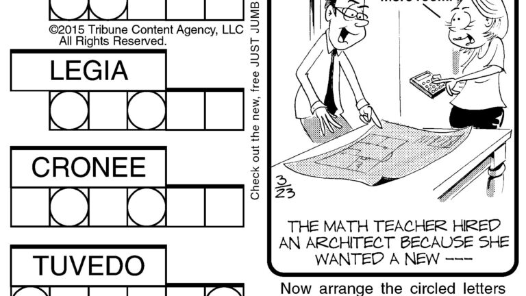 Printable Blank Jumble Game Answer Sheets - Printable Free Templates