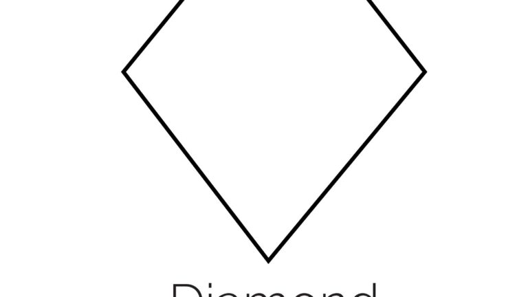 Free Printable Diamond Template - Printable Free Templates