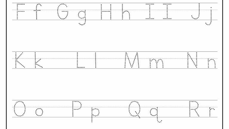 Free Printable Preschool Handwriting Worksheets - Printable Free Templates